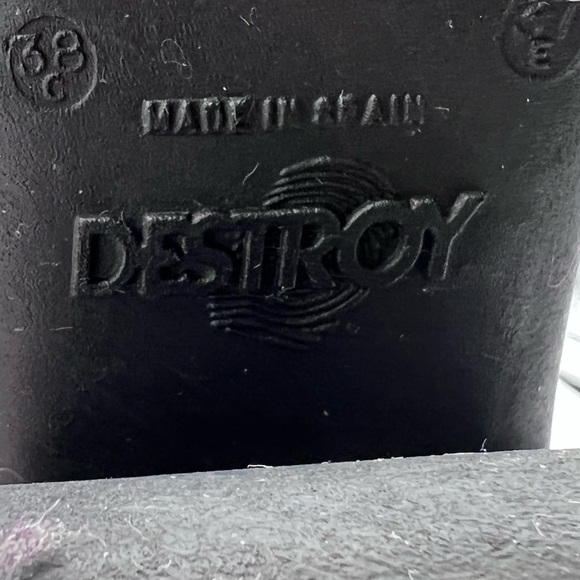 Destroy | Shoes | Vintage Destroy 9s Y2k Platform Leather Club Bubble ...